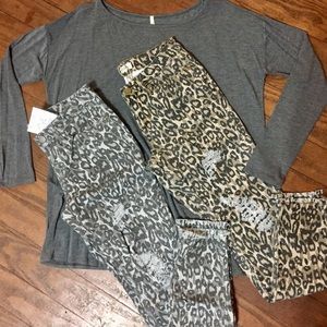 easel | Jeans | Nwt Leopard Print Jeans | Poshmark